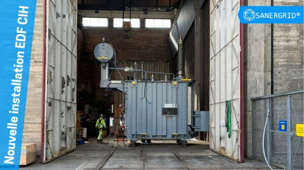 Installation of a new transformer for EDF
