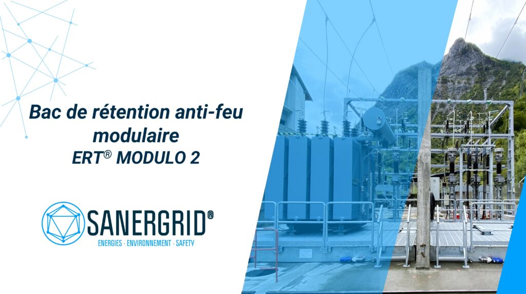 Installation of 2 modular extinguishing retention tanks at EDF