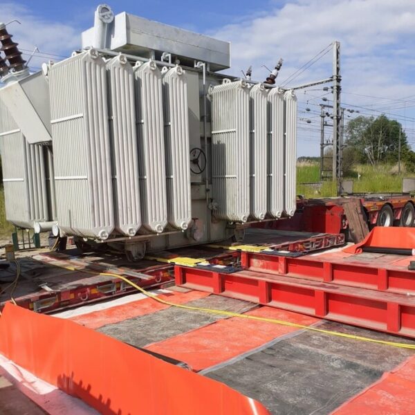 TRFLEX-ECO+ Flexible berm for storage of transformers