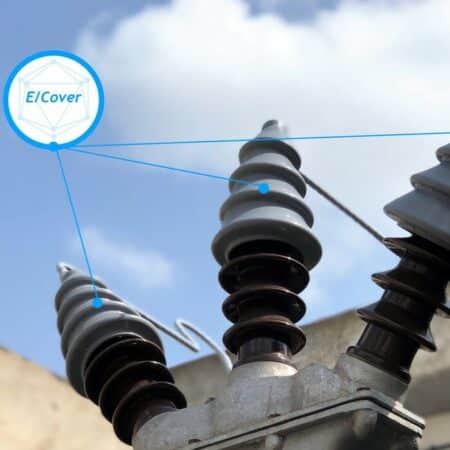 Silicone cover to protect bushings from birds