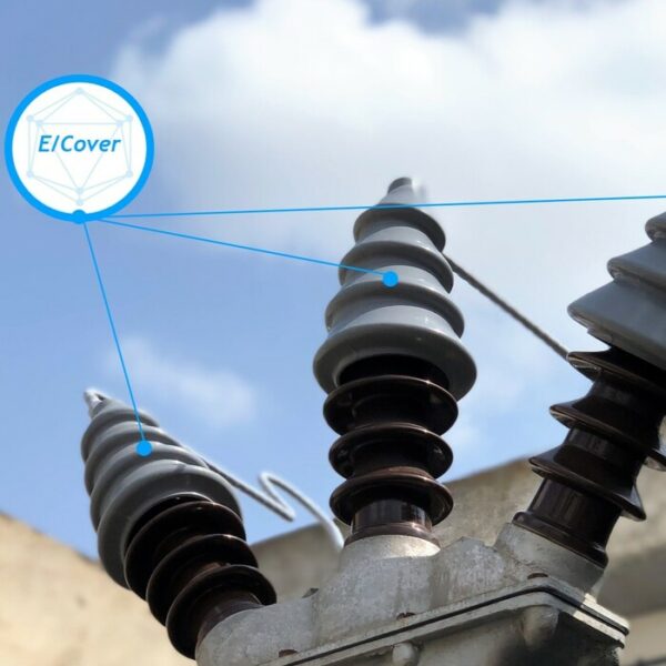 Silicone cover to protect bushings from birds