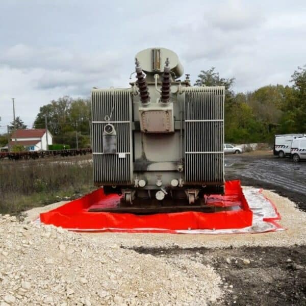 TRFLEX-ECO+ Flexible berm for storage of transformers