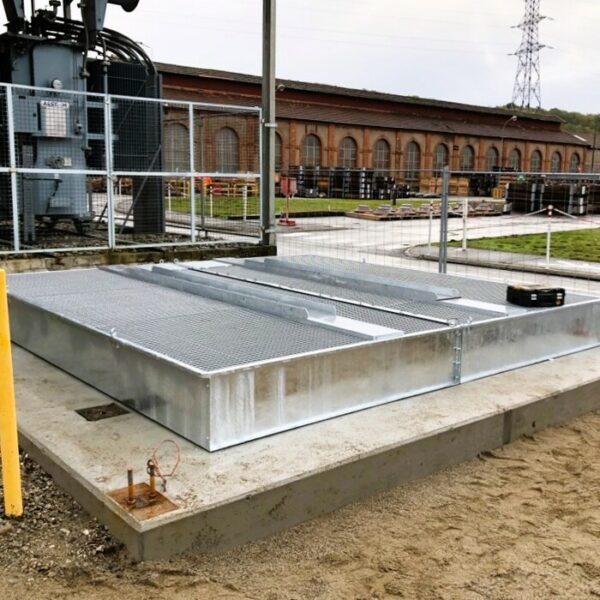 ERT-MODULO retention tanks with modular suffocating slats