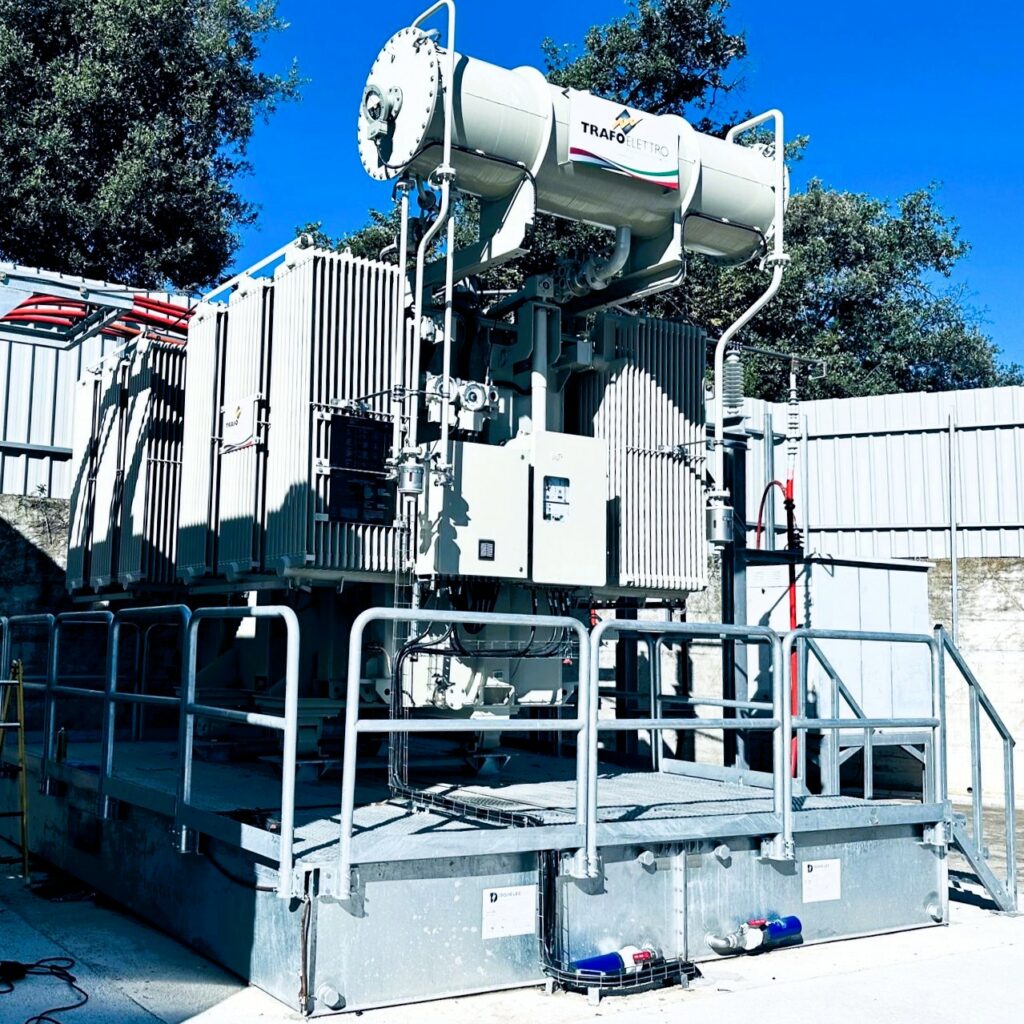 TRT-LHD-MODULO modular bund SANERGRID power transformer