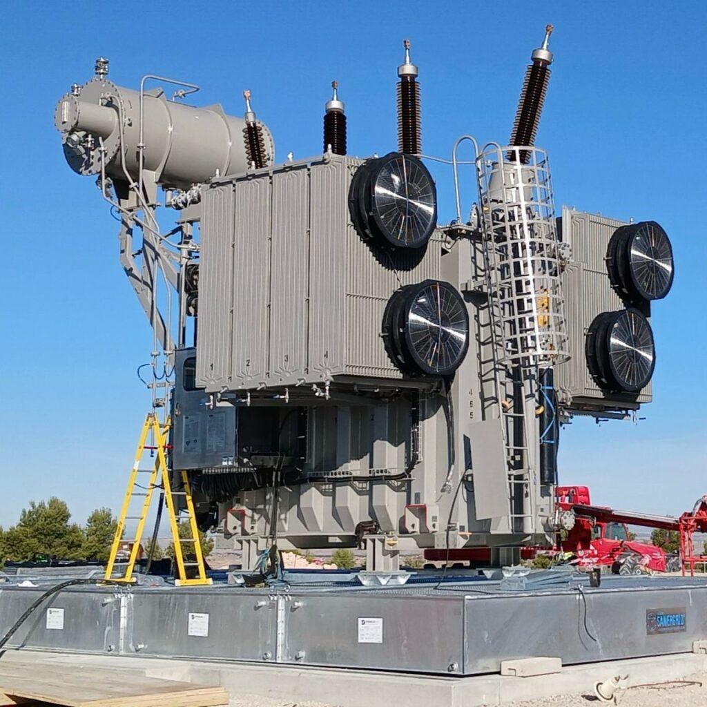 TRT-LHD-MODULO modular bund SANERGRID power transformer