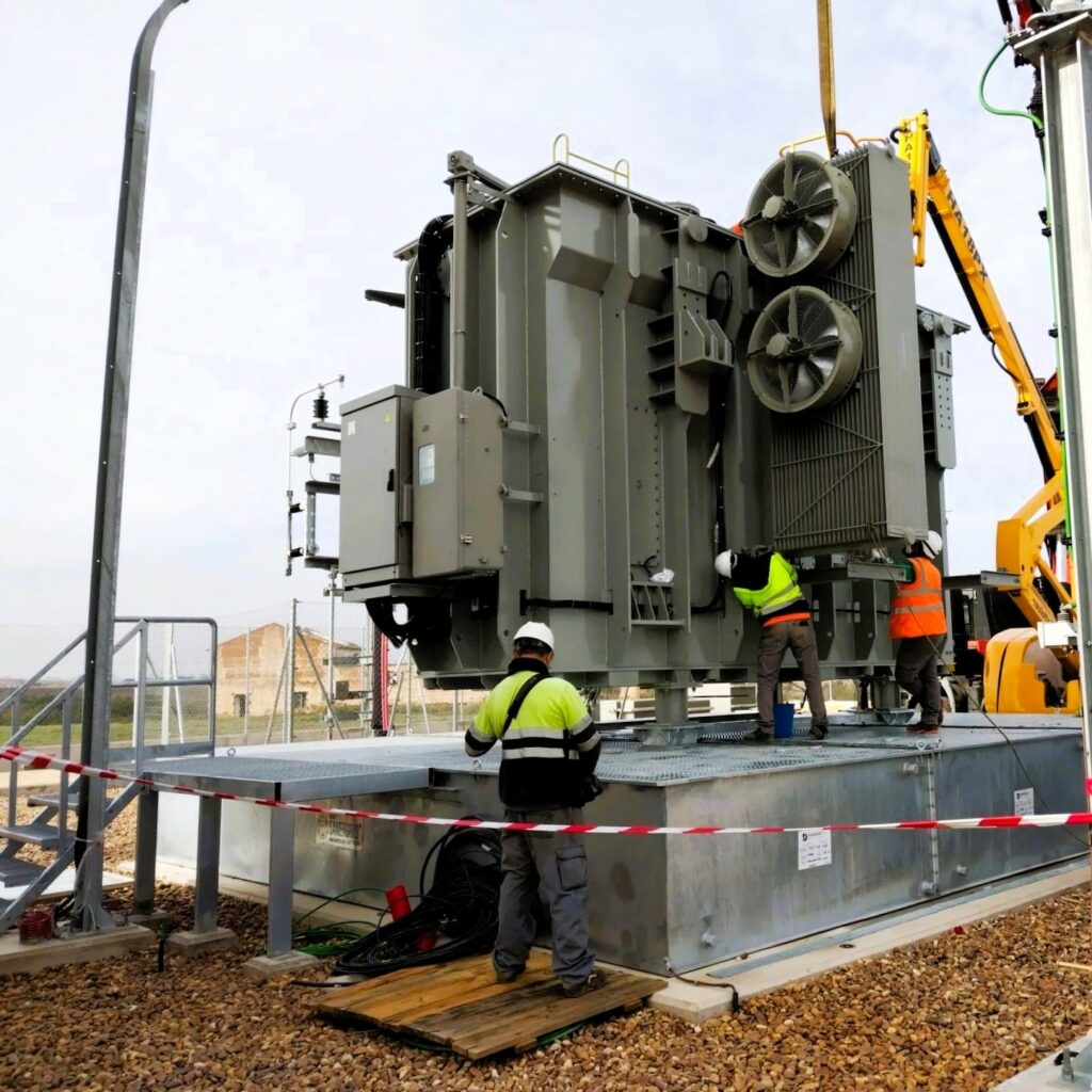 TRT-LHD-MODULO modular bund SANERGRID power transformer